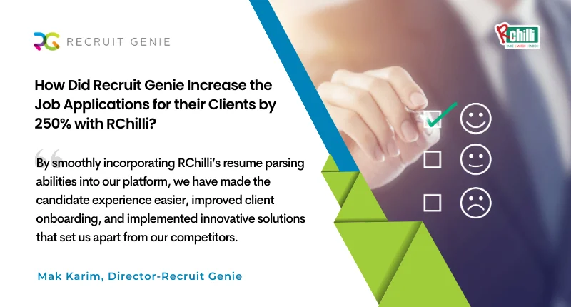 How Recruit Genie Increased the Job Applications by 250% with RChilli?