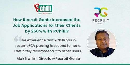 How Recruit Genie Increased the Job Applications by 250% with RChilli?
